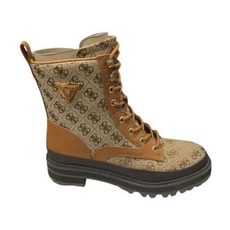Guess Fl7Bdafal12 Schn&uuml;rstiefelette - - Shoes - Damen - Beige - 37 EU