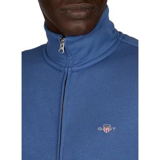 GANT Hoodie zipp&eacute; col montant en coton m&eacute;lang&eacute;