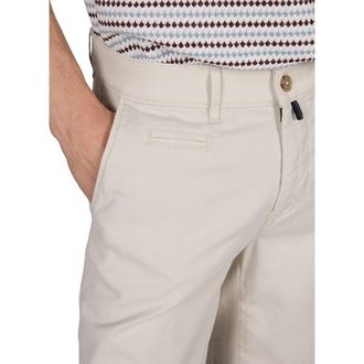Pierre Cardin Short uni en coton m&eacute;lang&eacute;