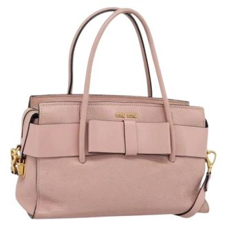Miu Miu Sac &agrave; main Pre-owned - Femme - Pre-owned - Rose - Taille: ONE Size