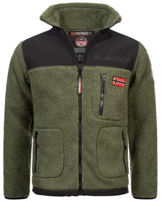 Geographical Norway Fleecejacke Herren Teddy Polar Fleece Winter Jacke Outdoor &Uuml;bergangs Herbst