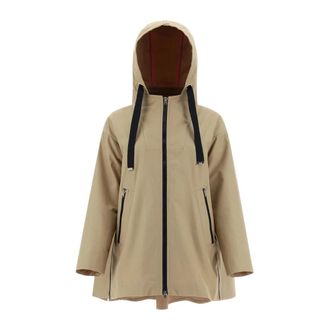 Herno Flared Jacket - - Jackets - Damen - Braun - L