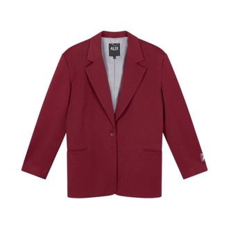 ALIX The Label Oversized Blazer aus Webstoff - - Jackets - Damen - Rot - L