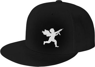 Generic Pare-Soleil Casquette Logo Plat De Cupidon De Vanilla Ice L&eacute;ger Casquettes De Golf R&eacute;glable Anti-Soleil Cap pour Les Saisons Entra&icirc;nements Hip Hop
