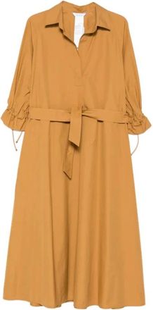 Max Mara Femme, Robes, Jaune, Taille: 36 FR Robe Chemise Ceintur&eacute;e
