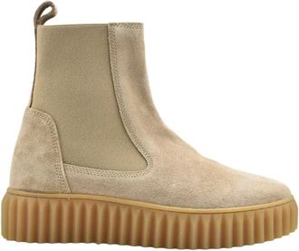 Voile Blanche Voile Blanche Stiefel - Suede Boots With Elastic Ankle Insert - Gr. 36 (EU) - in Beige - f&uuml;r Damen