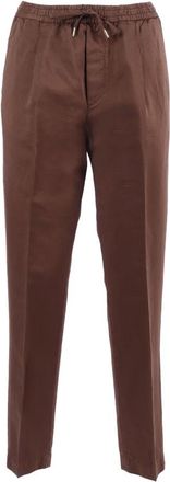 BRIGLIA 1949 Femme, Pantalons, Brun, Taille: 42 FR Chinos