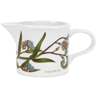 Portmeirion Botanic Garden Milchkännchen in Trommelform, 200 ml, kleiner Servierkrug mit floralem Design, hergestellt in England aus feinem Steingut, spülmaschine