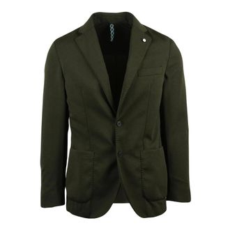 L.B.M. 1911 Stretch-Stoff-Blazer - - Jackets - Herren - Gr&uuml;n - M