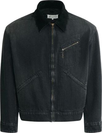 Maison Margiela Homme, Vestes, Noir, Taille: XL Denim Jacket