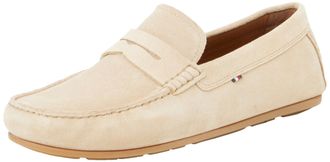 Tommy Hilfiger Herren Loafer aus Wildleder, Beige (Beige), 44