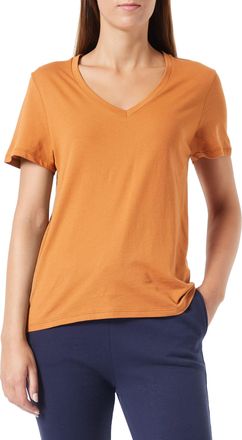 Petit Bateau Damen Kurzärmeliges T-shirt, Braun Ecureuil, M
