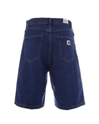 Carhartt Work in Progress Womens Denim Shorts Brandon Blue Cotton