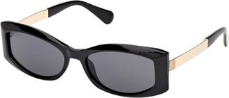 Max & Co. Femme, Accessoires, Noir, Taille: 55 MM Mo0144 01A Lunettes de soleil