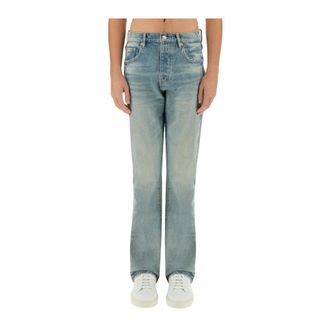 Purple Homme, Jeans, Bleu, Taille: W31 Relaxed Straight Leg Jeans