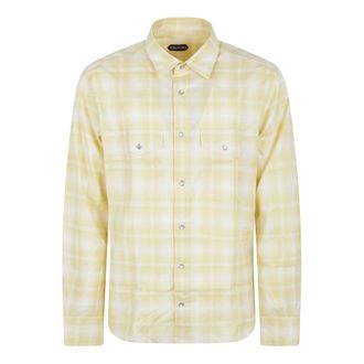 Tom Ford Homme, Chemises, Multicolore, Taille: XL Checked Shirt