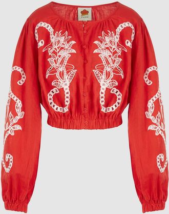 Farm Rio Top Richilieur Red