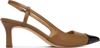 Michael Kors Pumps MICHAEL Michael Kors Alora Toe Cao Mid Sling 40R6AOMS1L Braun
