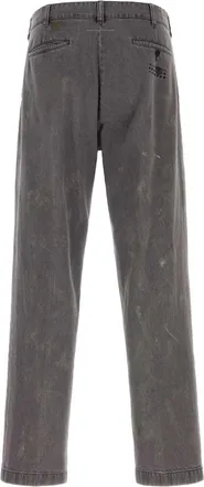 Maison Margiela Distressed Denim Trousers - Gray