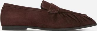 Arket Loafer Aus Veloursleder -Braun