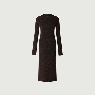 SOEUR ROBE HELEN NOIR/CARAMEL