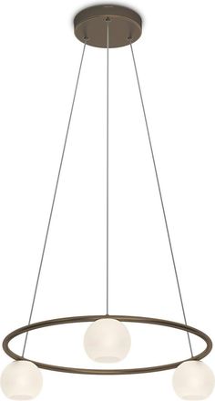 Philips Lighting Philips myLiving LED Pendelleuchte Varande 3-flammig Metall 4.5 W Bronze 366930616