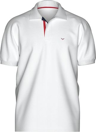 Trigema Poloshirt mit dreifarbiger Knopfleiste