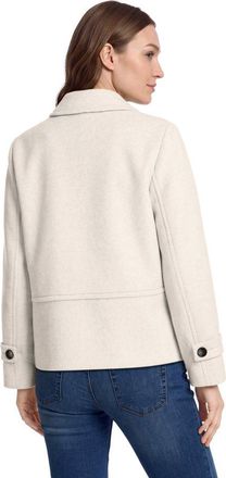 Gil Bret Wolljacke mit Hemdkragen und Knopfleiste