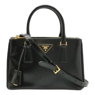 Prada Pre-owned Galleria Saffiano 2Way Bag - Femme - Pre-owned - Noir - Taille: ONE Size