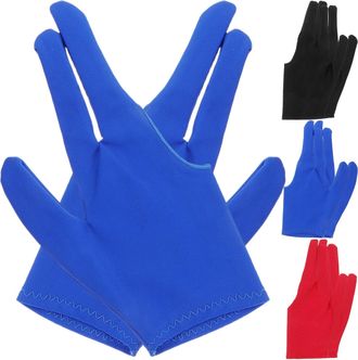 Artibetter Snooker Handschuhe 8 St&uuml;ck Elastische und Verschlei&szlig;feste Poolhandschuhe mit Atmungsaktivem Design Geeignet f&uuml;r Anf&auml;nger und Profis Beim Billardspiele