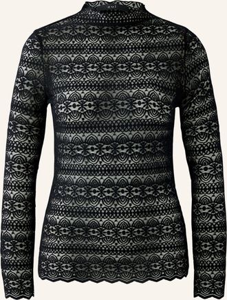 Oui Longsleeve schwarz