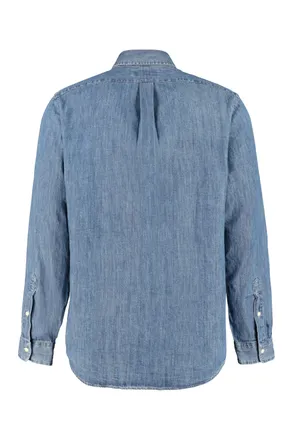 Polo Ralph Lauren Mens Denim Shirt Cotton
