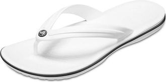 Crocs Unisexe Adulte Crocband Flip Tongs, White, 38/39 EU