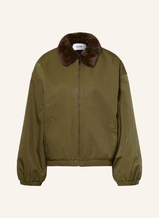 Eleh Eleh Blouson Mit Kunstfell gruen