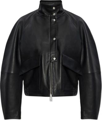 By Malene Birger Femme, Vestes, Noir, Taille: 40 FR Suzanne Leather Jacket