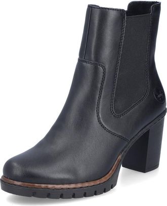 Rieker Damen Klassische Stiefeletten Y2580, Frauen Stiefeletten,uebergangsstiefel,Boots,Stiefel,Bootee,Booties,halbstiefel,schwarz (00),39 EU / 6 UK