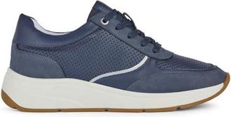 Geox Baskets D CRISTAEL D pour Femme, Jeans DK, Taille 39 EU, Jean DK, 39 EU