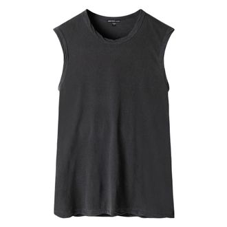 James Perse &Auml;rmelloses Muscle Tank - - Tops - Herren - Grau - M