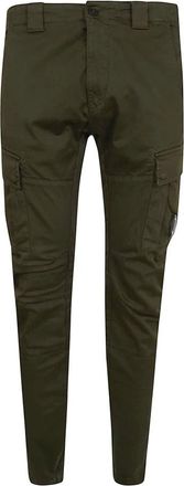 C.P. Company C.p. Company, Homme, Pantalons, Vert, Taille: XL Pantalon Cargo Ergonomique en Sateen Stretch