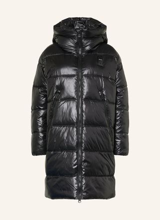 Blauer Steppmantel Armory schwarz