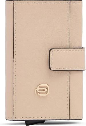 Piquadro Femme, Accessoires, Beige, Taille: ONE Size Porte-cartes pop-up W92