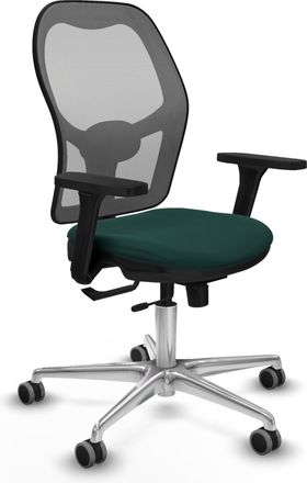 Piqueras y Crespo Stuhl aus Pc Jorquera mit 3D-Armlehnen, h&ouml;henverstellbare Lendenwirbelst&uuml;tze, ausgestattet mit Syncro/Traslack und eingespritztem Schaum. Mit Rollen v