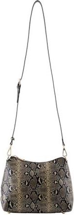 Seidenfelt Manufaktur sac &agrave; &eacute;paule bandouli&egrave;re Lilleby Midi Crossbag Reptile Beige