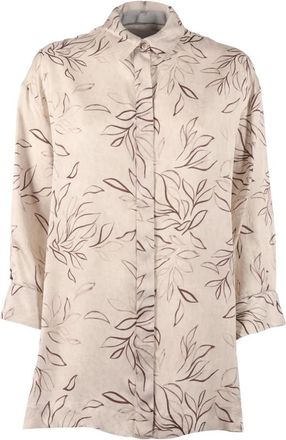 PESERICO Femme, Blouses et Chemises, Beige, Taille: 40 FR Blusa