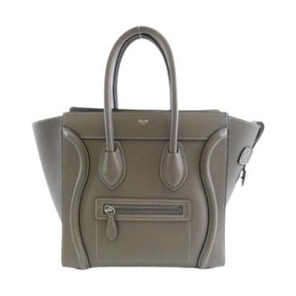 Celine Pre-owned Micro Luggage Calf Handbag - - Pre-owned - Damen - Grau - ONE SIZE