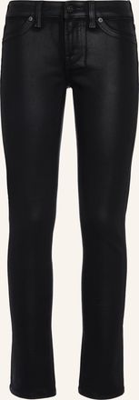 7 For All Mankind Jeans Low Skinny Skinny Fit schwarz