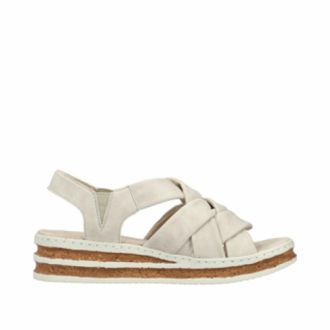 Rieker Damen, Schuhe, Beige, 36 EUGr&ouml;&szlig;e