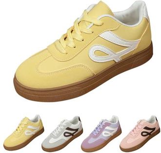 Generic Chaussures de marche &agrave; lacets pour femme avec soutien de la vo&ucirc;te plantaire, baskets d&eacute;contract&eacute;es et confortables, semelle int&eacute;rieure rembourr&eacute;e douc