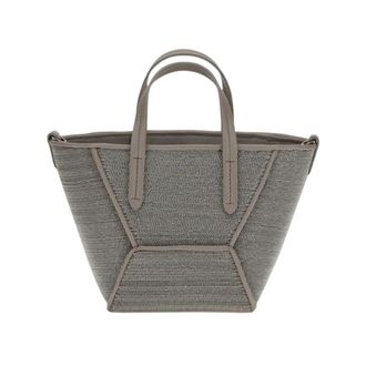 Brunello Cucinelli Geometrische Tote Bag - - Bags - Damen - Grau - ONE SIZE