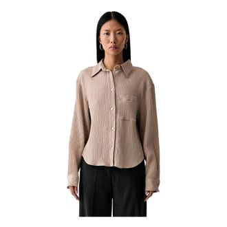 Marc O'Polo Modal Shirt - - Blouses & Shirts - Damen - Beige - M